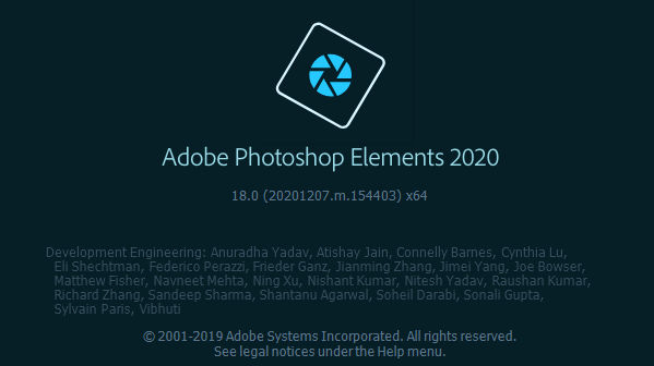 Find Photoshop/Premiere Elements Product Versions